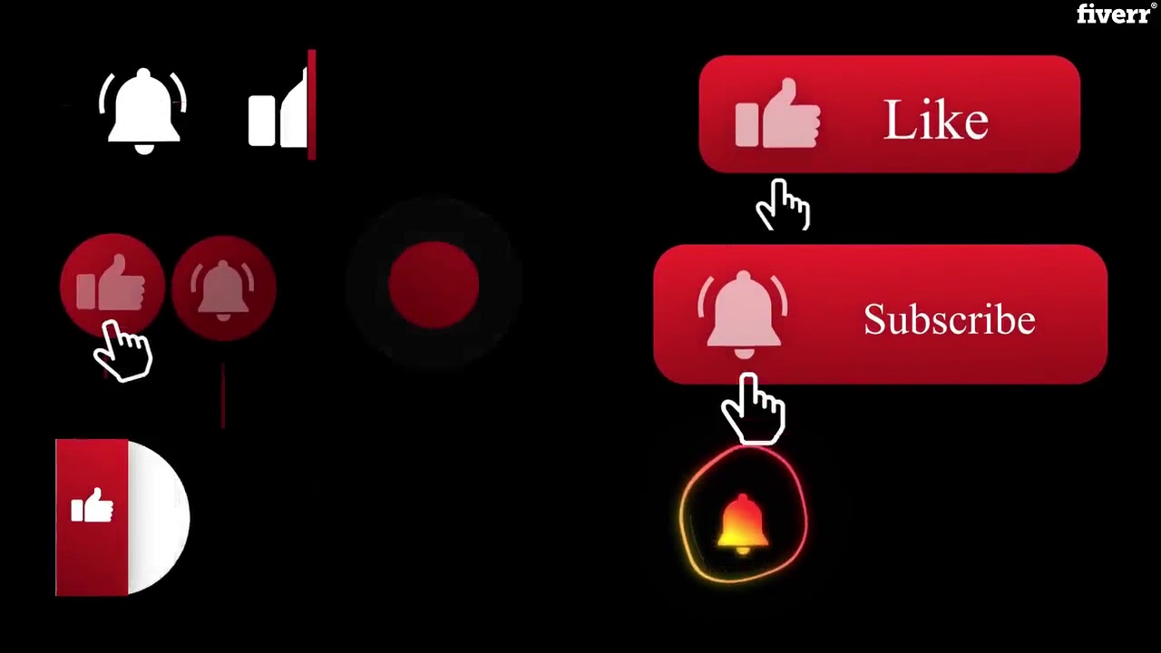 Design 3 youtube subscribe buttons and bell animations - Best Intros ...
