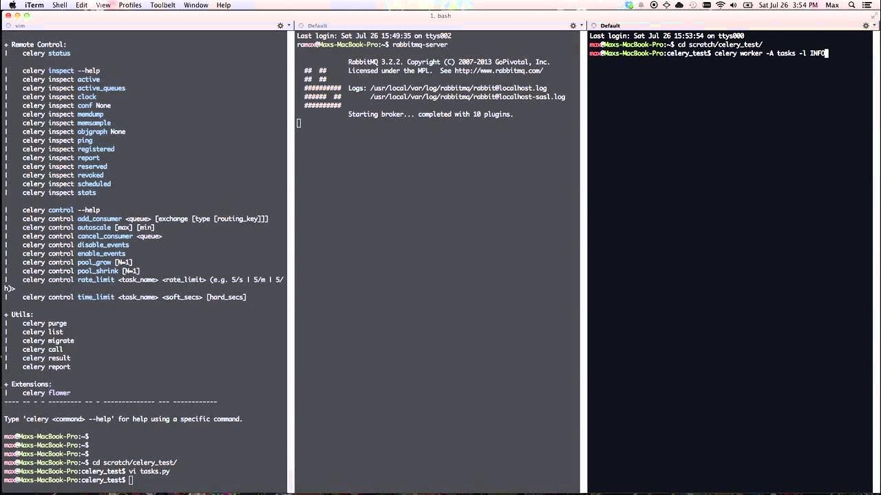 Python Celery demo - YouTube