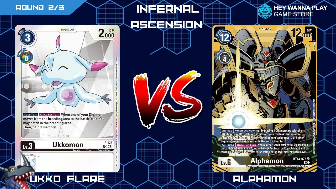 ukkomon is a royal knight now // Ukko Flare .vs. Alphamon // Digimon ...