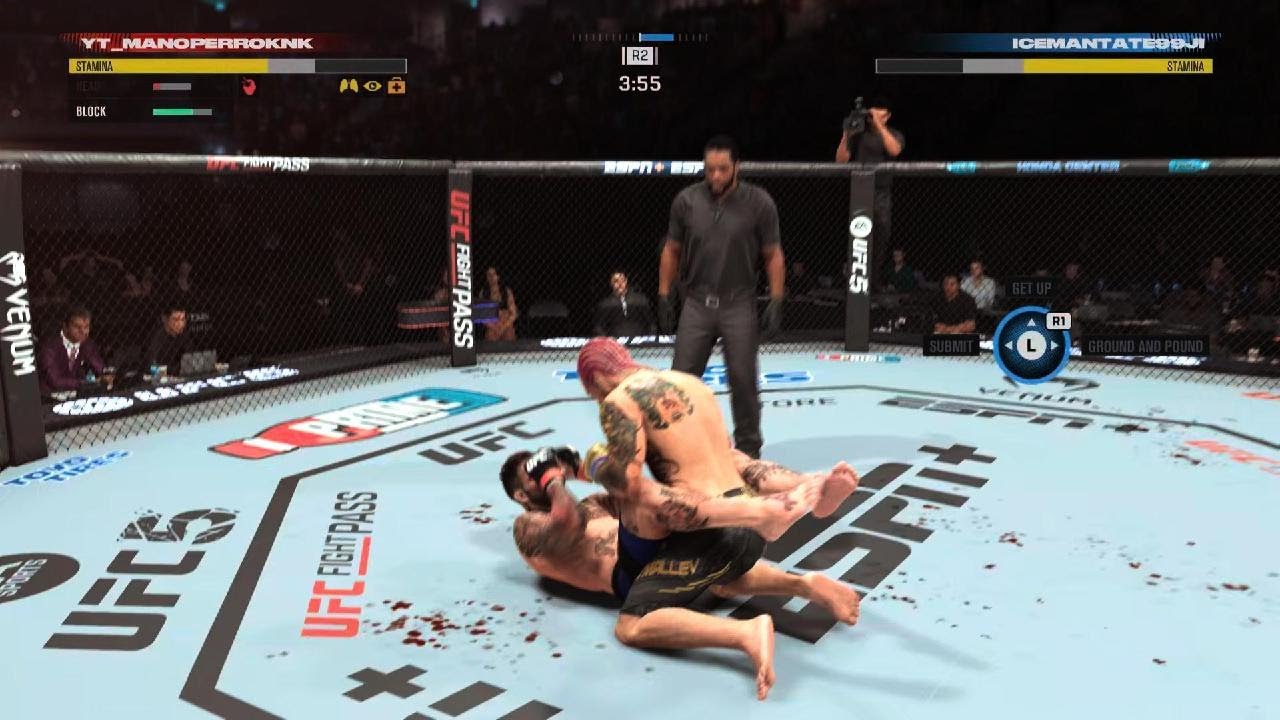 EA SPORTS UFC 5 online gameplay rematch part 2 - YouTube