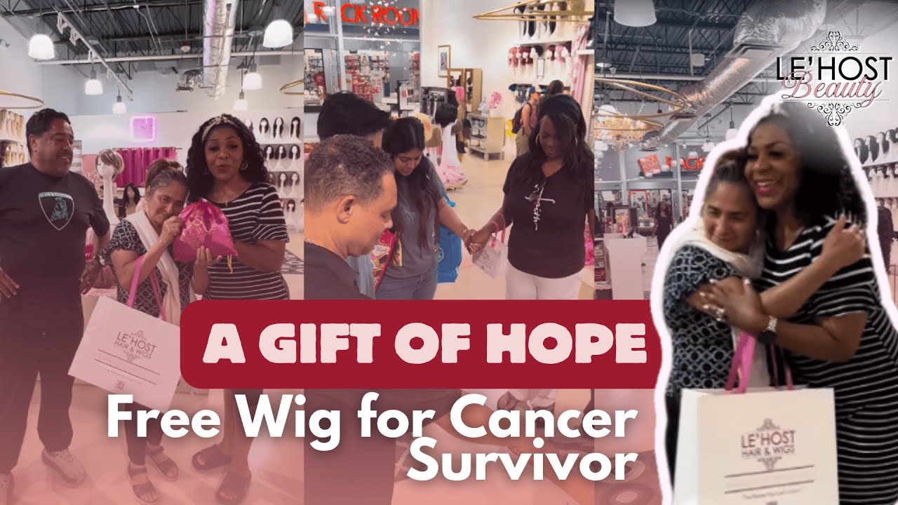 Free Wig Gift Story: Hope & Healing for Cancer Survivor - YouTube