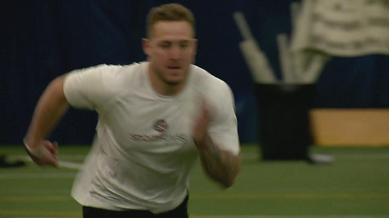 Nate Landman's Journey to the Draft: Preparing For The Combine - YouTube