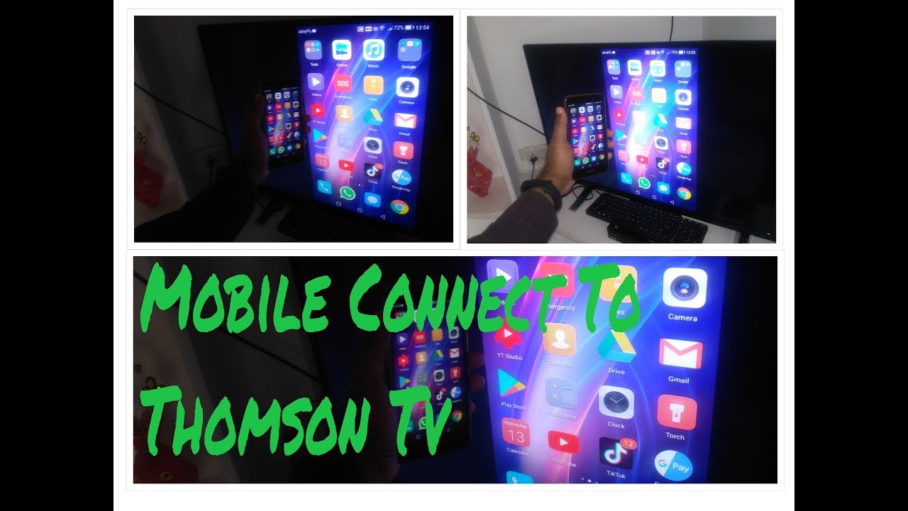 How to connect your mobile device to Thomson tv using Miracast - YouTube
