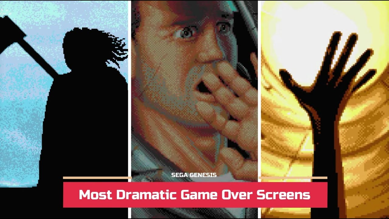 The 12 Most Dramatic Sega Genesis Game Over Screens - YouTube