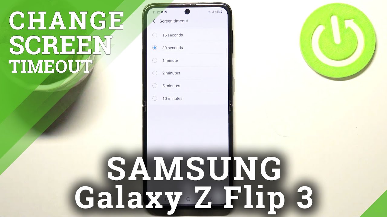 How to Change Screen Timeout on SAMSUNG Galaxy Z Flip 3 – Manage ...