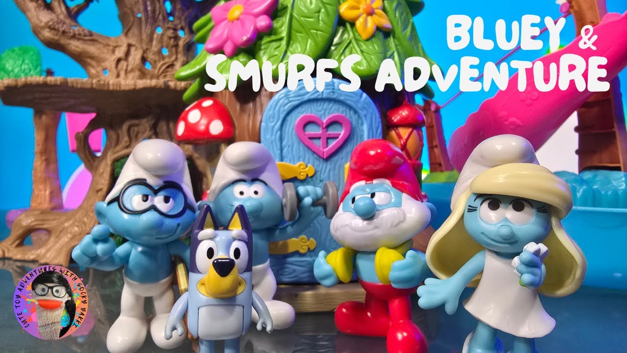 Bluey and Smurfette's Adventure! - YouTube