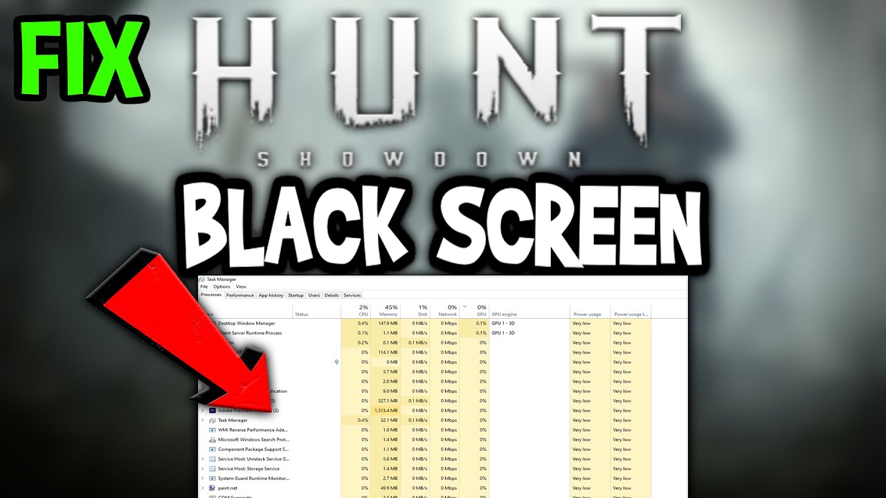 Hunt Showdown – How to Fix Black Screen & Stuck on Loading Screen - YouTube