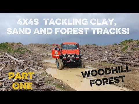 OFFROAD FUN | 4wding in Woodhill Forest | Getting Stuck into It! | Clay ...
