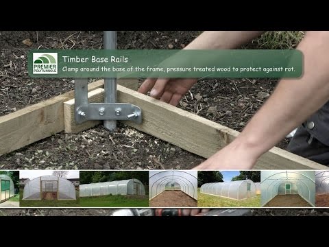 Polytunnel Cover Fitting Options - YouTube