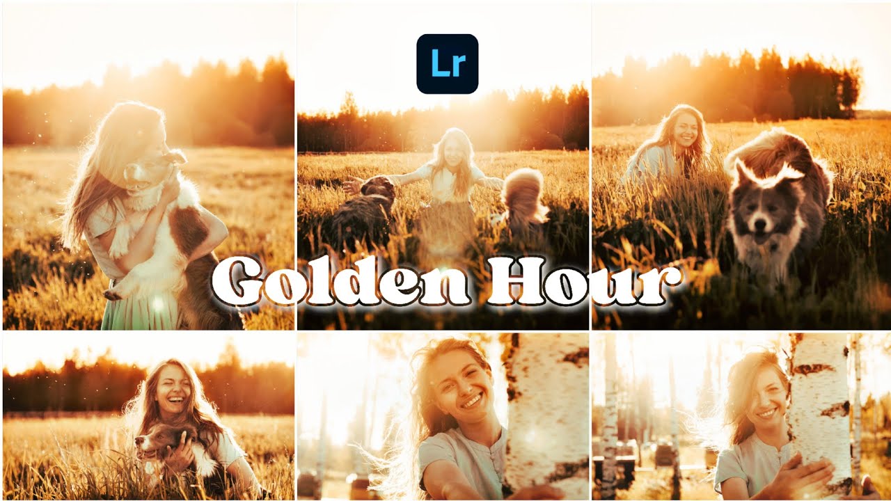 Golden Hour Preset |photo editing glowing effect|How To Edit Golden ...