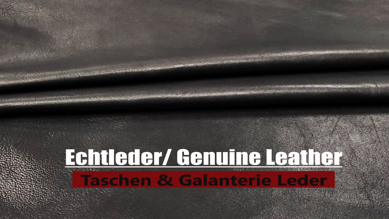 Echtes Leder, leder glatt, weich, dunkelbraun | Genuine leather, smooth ...