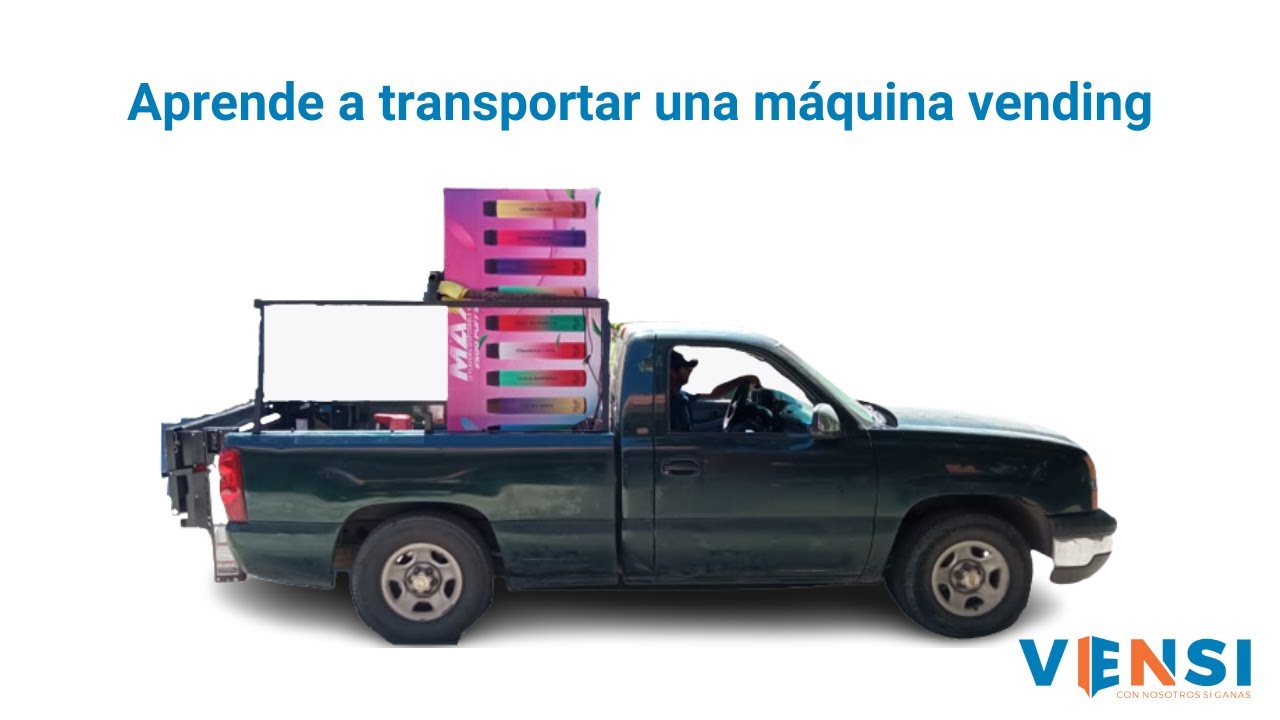 Tutorial para mover y transportar máquinas vending y expendedoras - YouTube