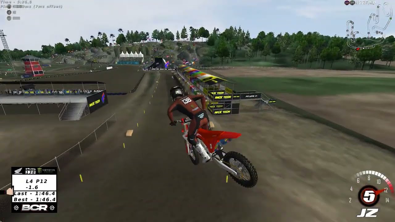 2022 Uddevalla MXGP 450 Class Moto 1 - Mx Simulator - YouTube