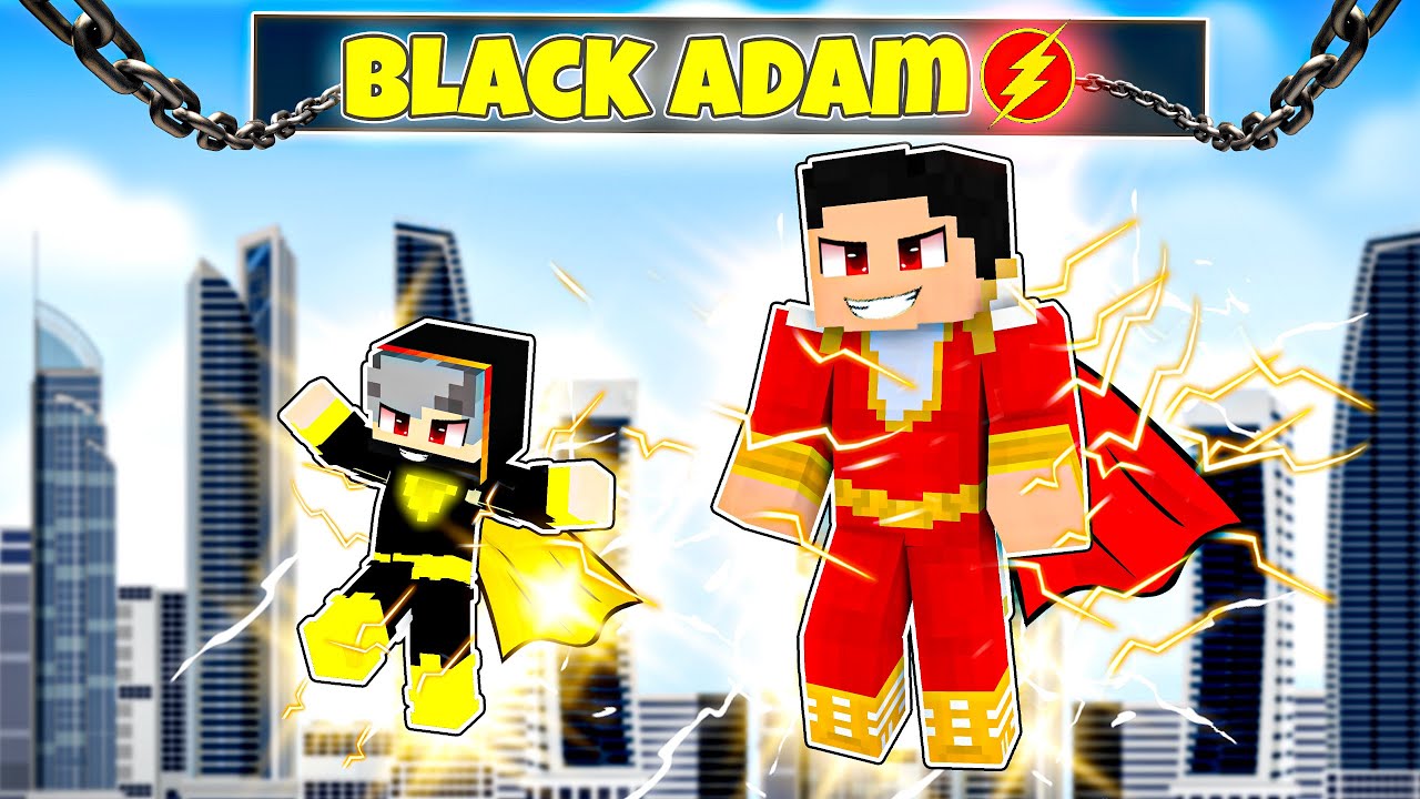 Raised By BLACK ADAM DAD In Minecraft (Hindi) - YouTube