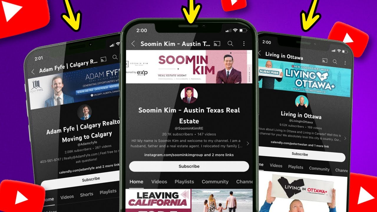 Examples of 3 Realtor YouTube Channels That Generate ENDLESS Clients ...