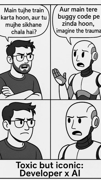 When AI roasts your code and it’s not even wrong. #AIvsDev #CodingLife #TechHumor # ...