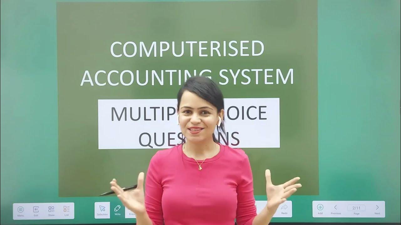 Computerised Accounting System Most Important MCQs | CAS | CUET ACCOUNTANCY | Overview of CAS ...