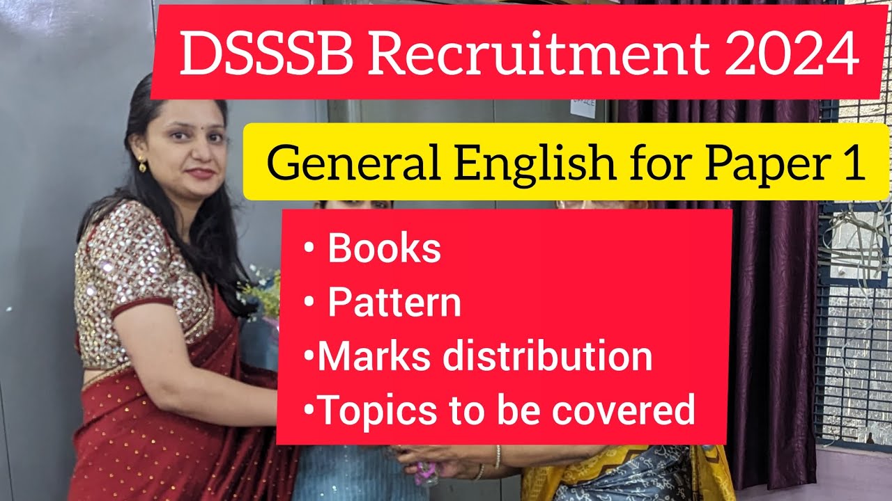 DSSSB GENERAL PAPER||Book, Marks distribution & important topics of ...