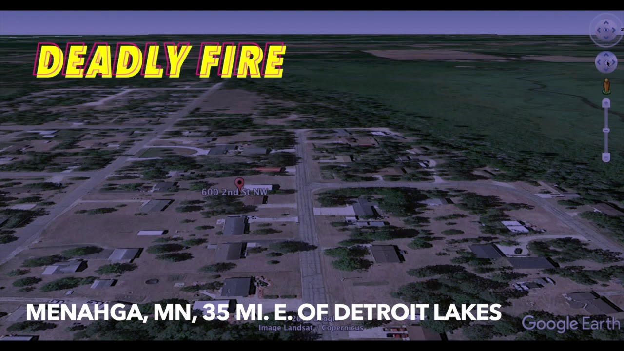 Deadly Fire In Menahga, Minnesota - YouTube
