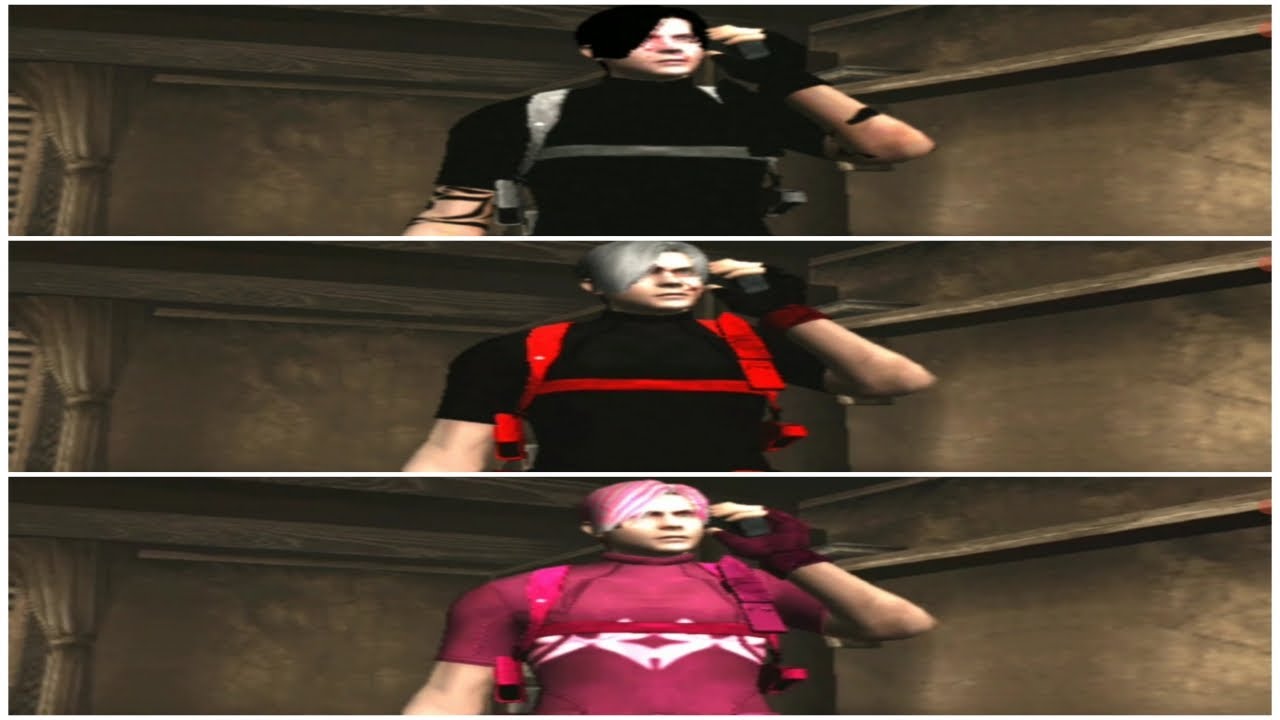 RE4 PS2/UHD Leon Pink (Annod Skin) - YouTube