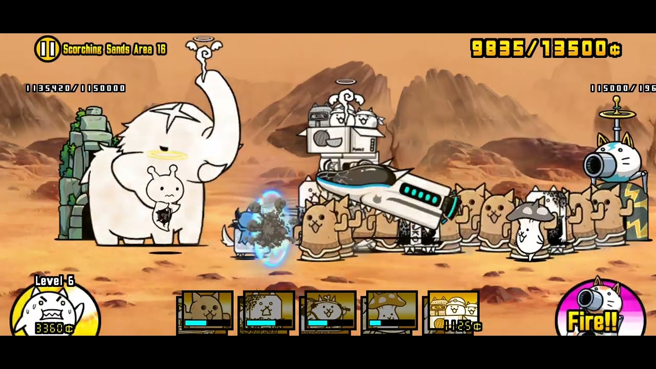 Battle Cats Scorching Sands Area 16 - Ashvini Desert Stage 16 - YouTube