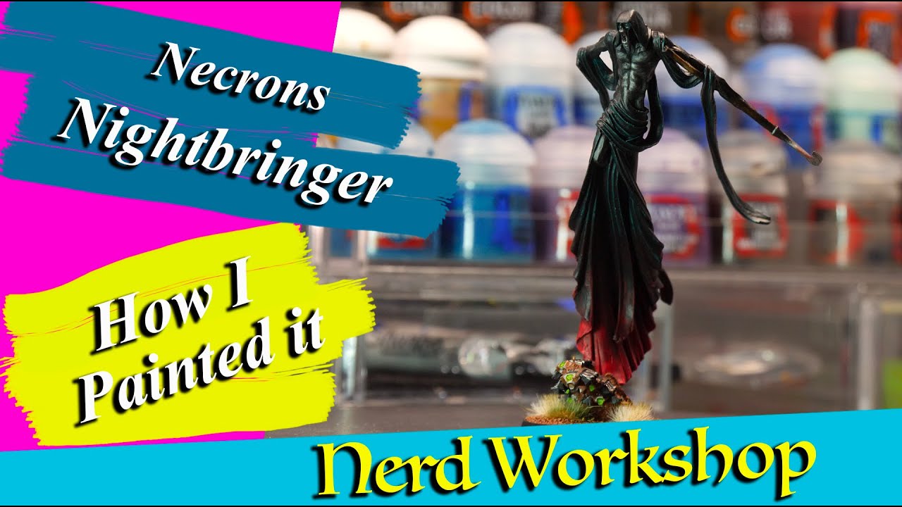 Necron Nightbringer - How I Painted it _ Warhammer 40K - YouTube