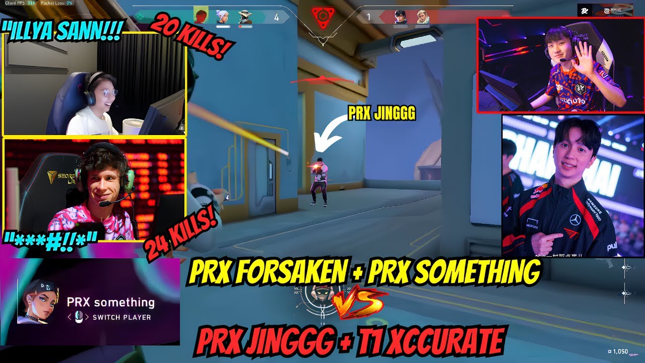 PRX Forsaken and PRX Something VS PRX Jingg and T1 Xccurate in APAC ...