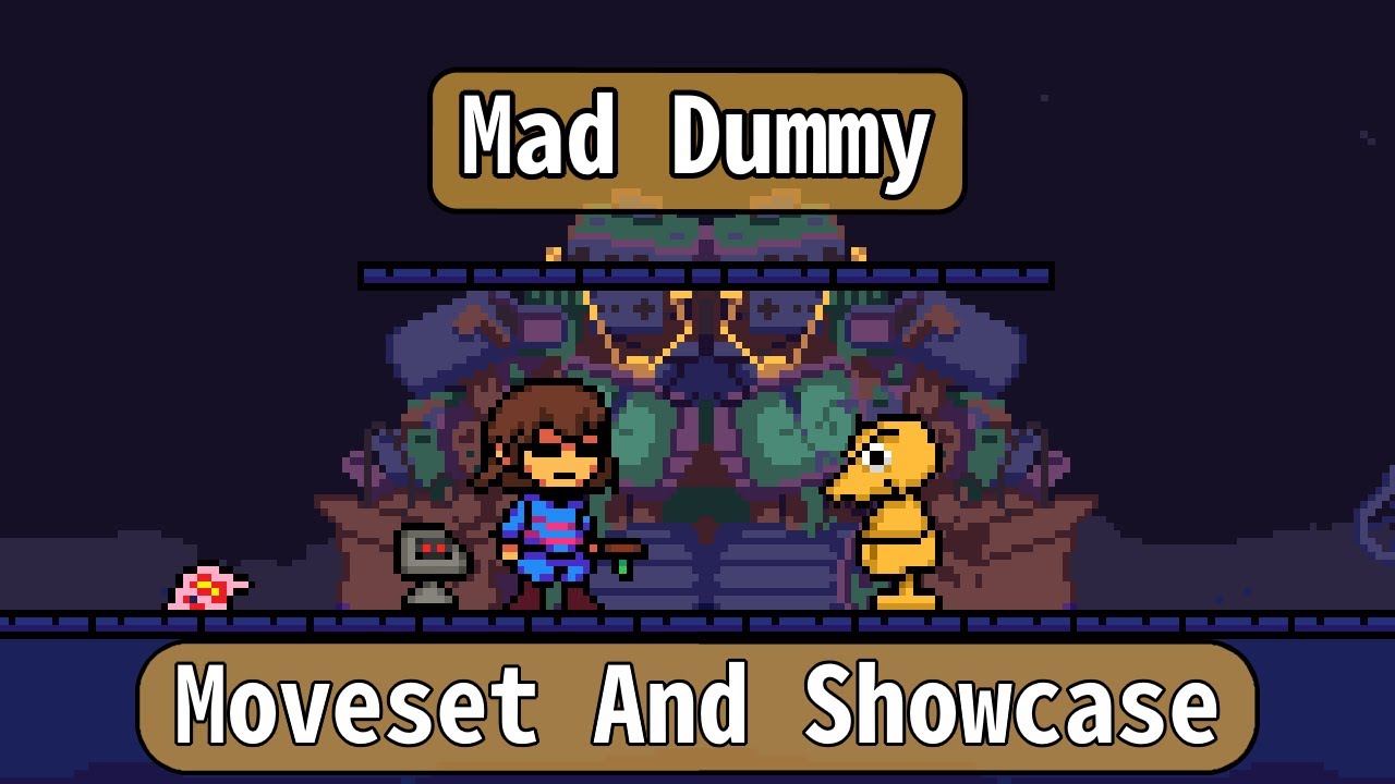Rivals of Aether Workshop: Mad Dummy (Undertale) Moveset and Showcase ...