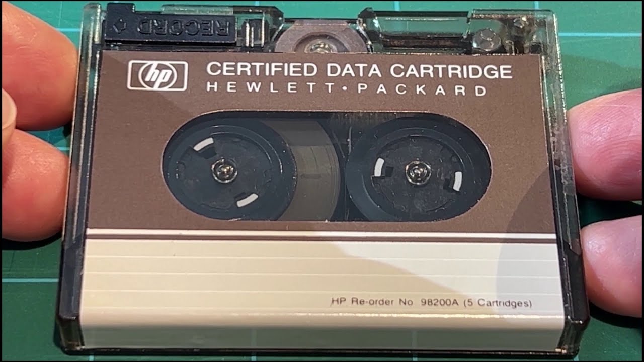 Opening hp 98200A cartridge tape #1 - Hewlett-Packard Data / Mini ...