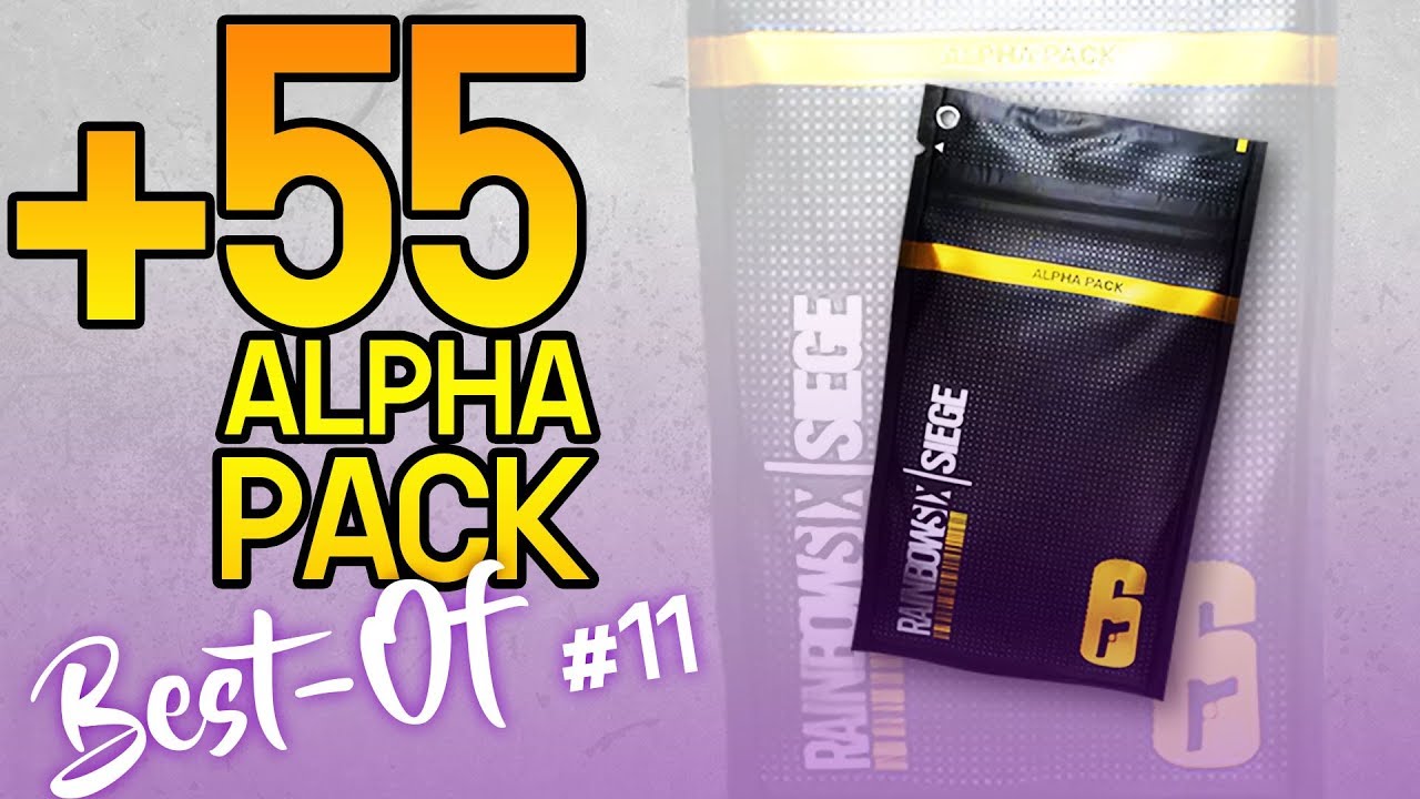 [BEST OF #11] - ALPHA PACK OPENING - Rainbow Six Siege - YouTube