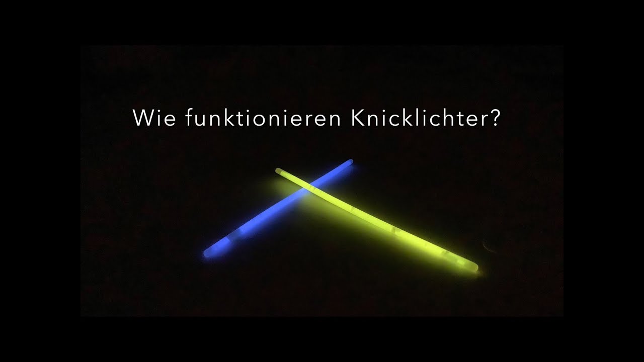 Wie Funktioniert Ein Knicklicht