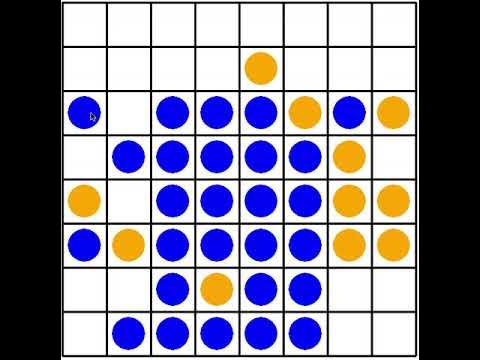 Simple Othello game Implemented using PyGame - YouTube