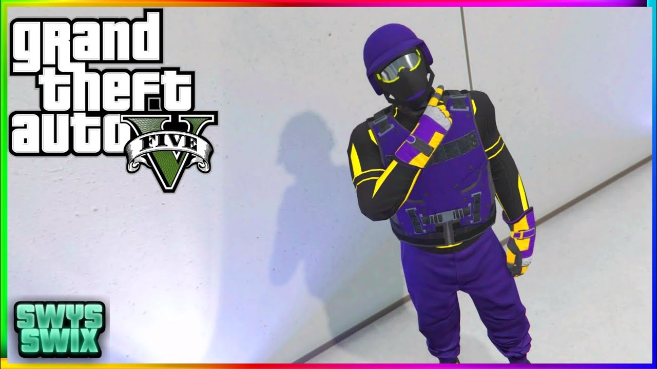 AVOIR UNE TENUE MODDER VIOLETTE + JOGGER VIOLET SUR GTA 5 ONLINE | 1.51 ...