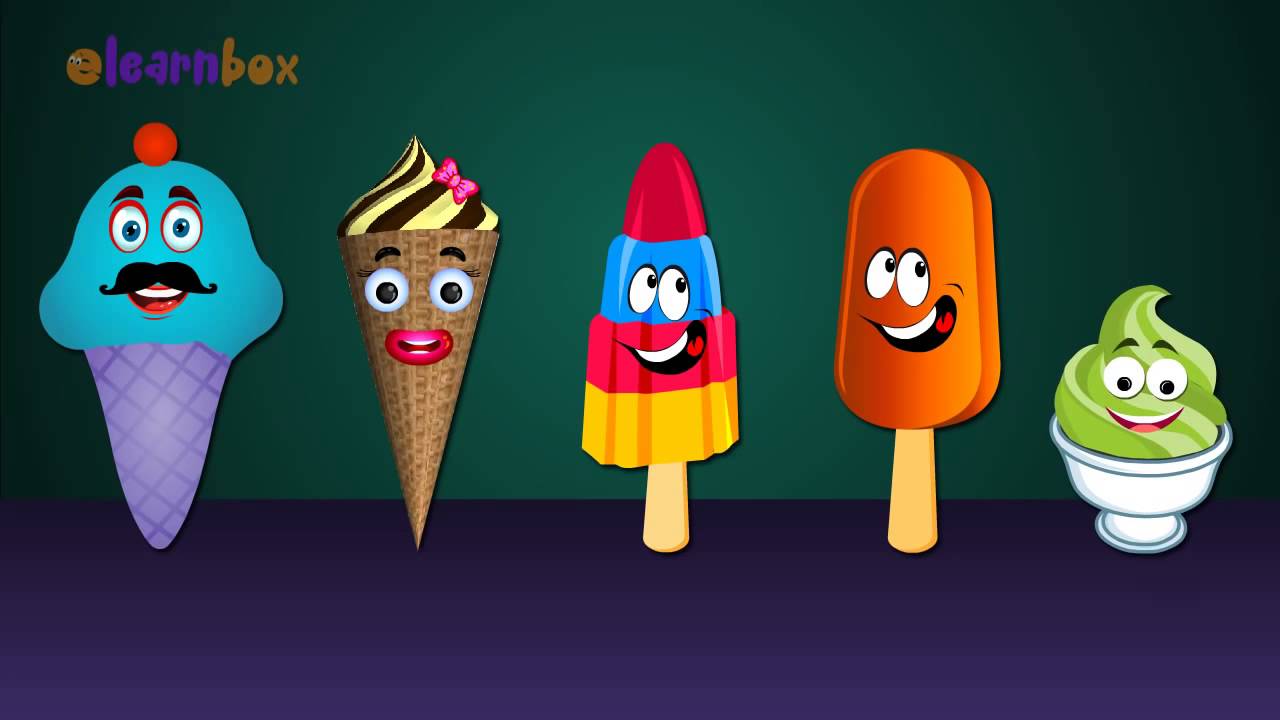 Eis Cartoons Animation Singen Finger Familie Kinderreime für Kinder im ...