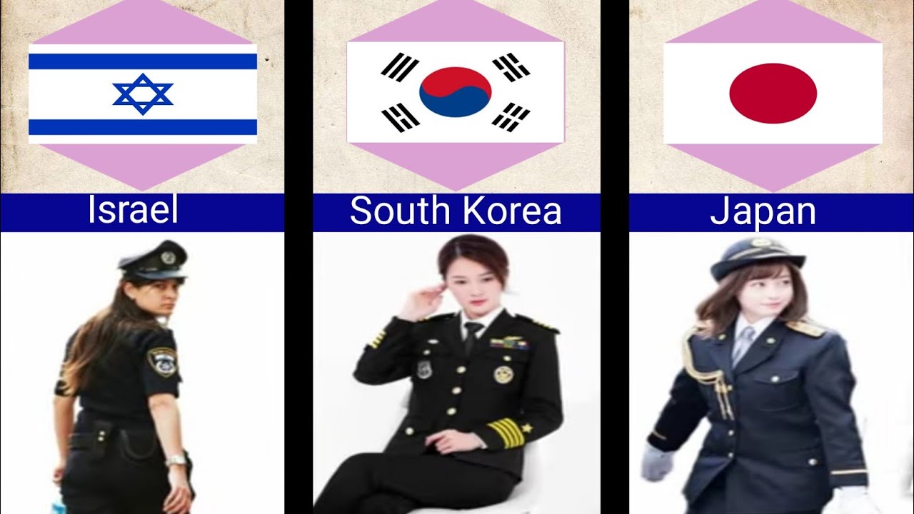 Female Police Uniform From Different Countries - YouTube