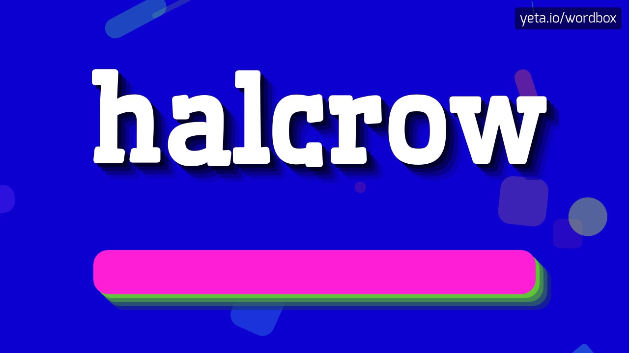 HALCROW - HOW TO PRONOUNCE IT!? - YouTube