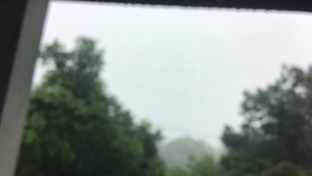 Severe Thunderstorm With Constant Thunder And Strong Wind Knocks Out ...