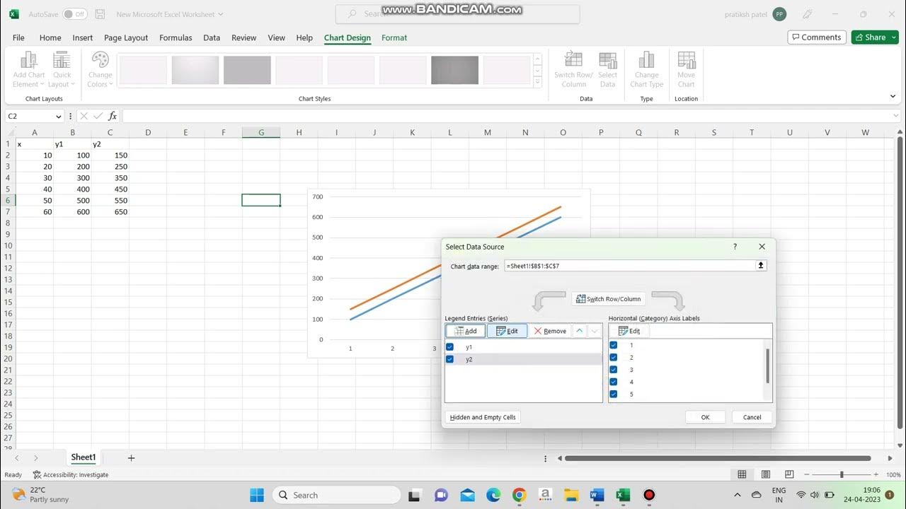 how-to-plot-graph-x-and-y-axis-in-excel-full-tutorial-youtube