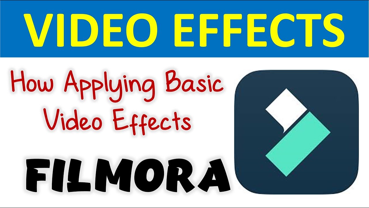 How to Apply Effects on Video in Filmora Wondershare 9 - YouTube