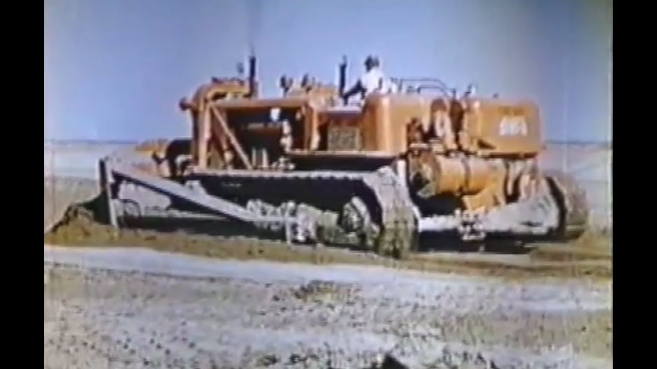 Allis Chalmers HD38-3 dozer. North Dakota, USA (late 1940s - early ...