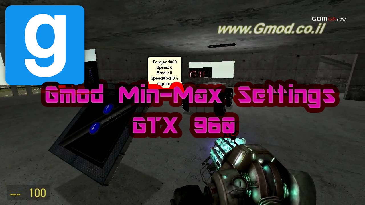 Gmod Min Max Settings GTX 960 Fps - YouTube