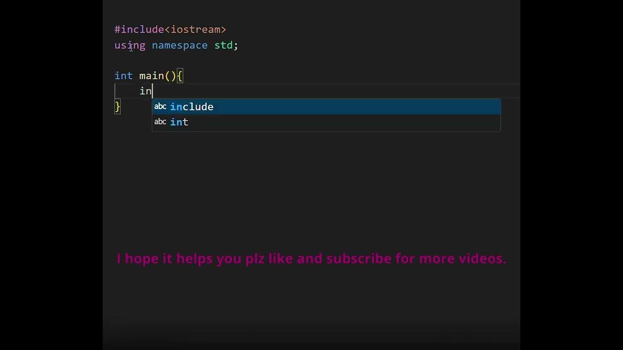 Print n numbers using for loops in cpp - YouTube