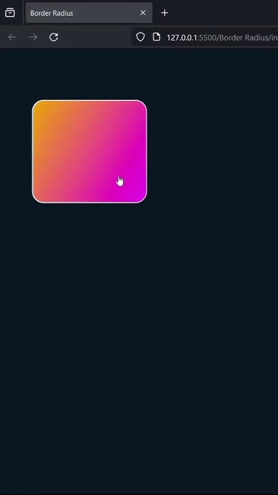 Border Radius New Way 😍 Csscsstricks Cssanimation Csstips Css3 Learncss Learn Youtube