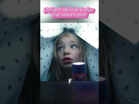 ¡Niña de 6 años vive sola en casa! #shorts