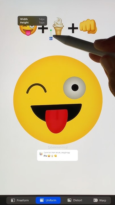 😜🍦👊 Emoji Mixing #digitalart #emojichallenge #funny #shorts - YouTube