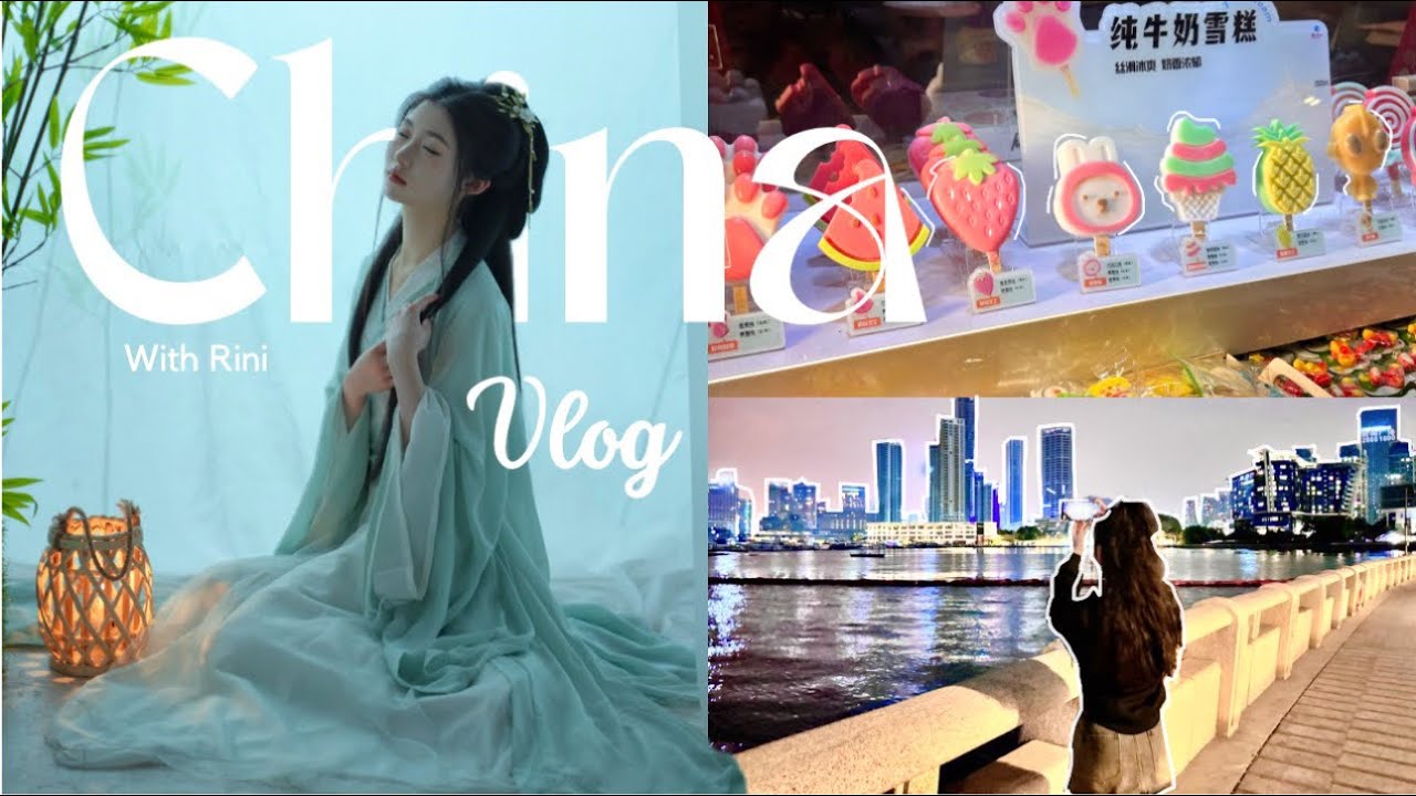 CHINA VLOG 🍙 shopping, food, photoshoots, etc. - YouTube