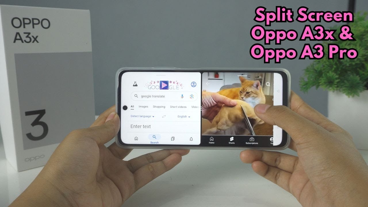 How To Split Screen Oppo A3x & Oppo A3 Pro - YouTube