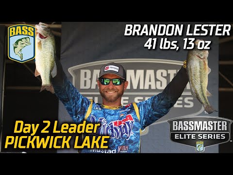 Brandon Lester leads Day 2 at Pickwick Lake with 41 pounds, 13 ounces ...
