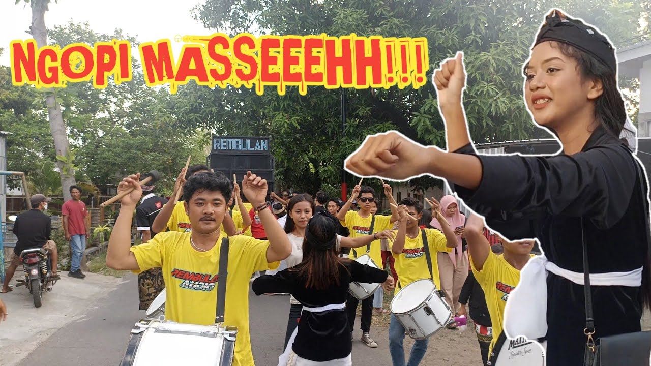 SERU!!! CEWEK INI SAMPE TAK SADAR SAKING ASYIKNYA LAGU NGOPI-NGOPI ...