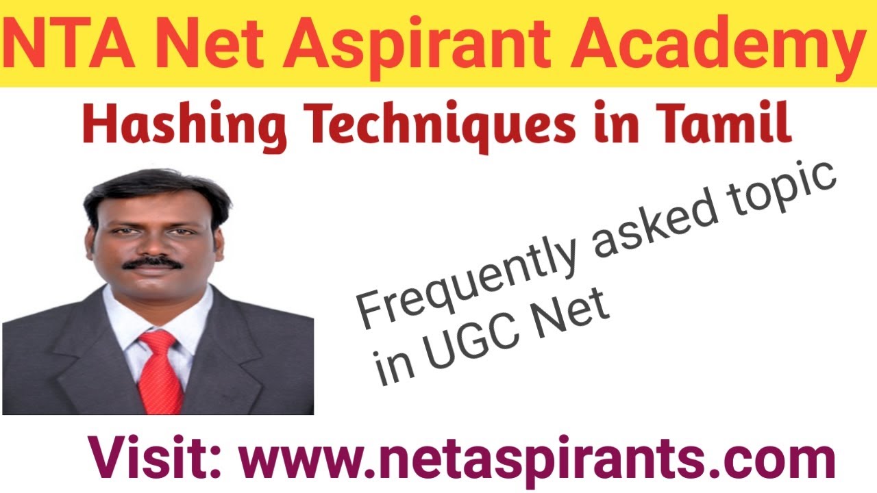 Hashing Function Hashing Techniques Open Addressing Tamil Youtube